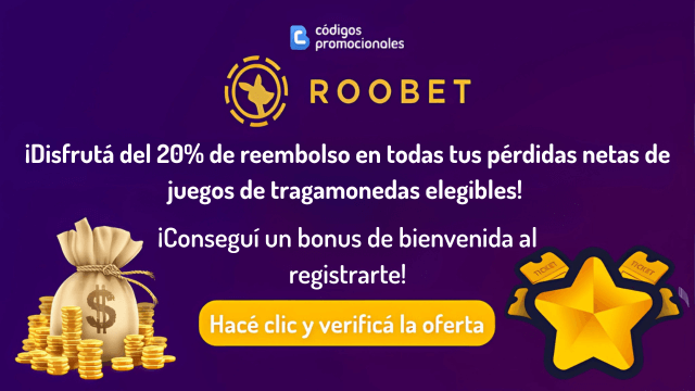 Código Promocional Roobet 2025: JBVIP | 20% de reembolso